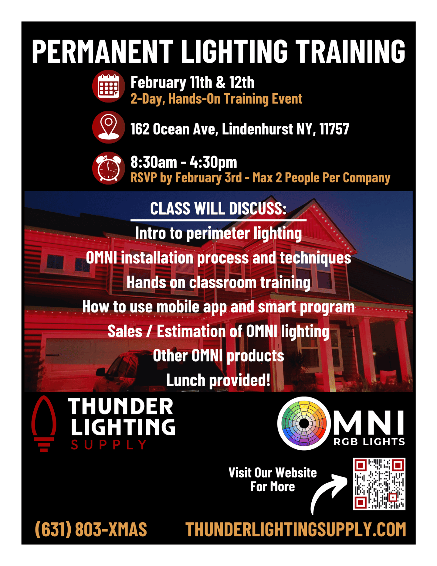 OMNI RGB Permanent Lighting Training - 2/11/25 - Thunder Lighting Supply