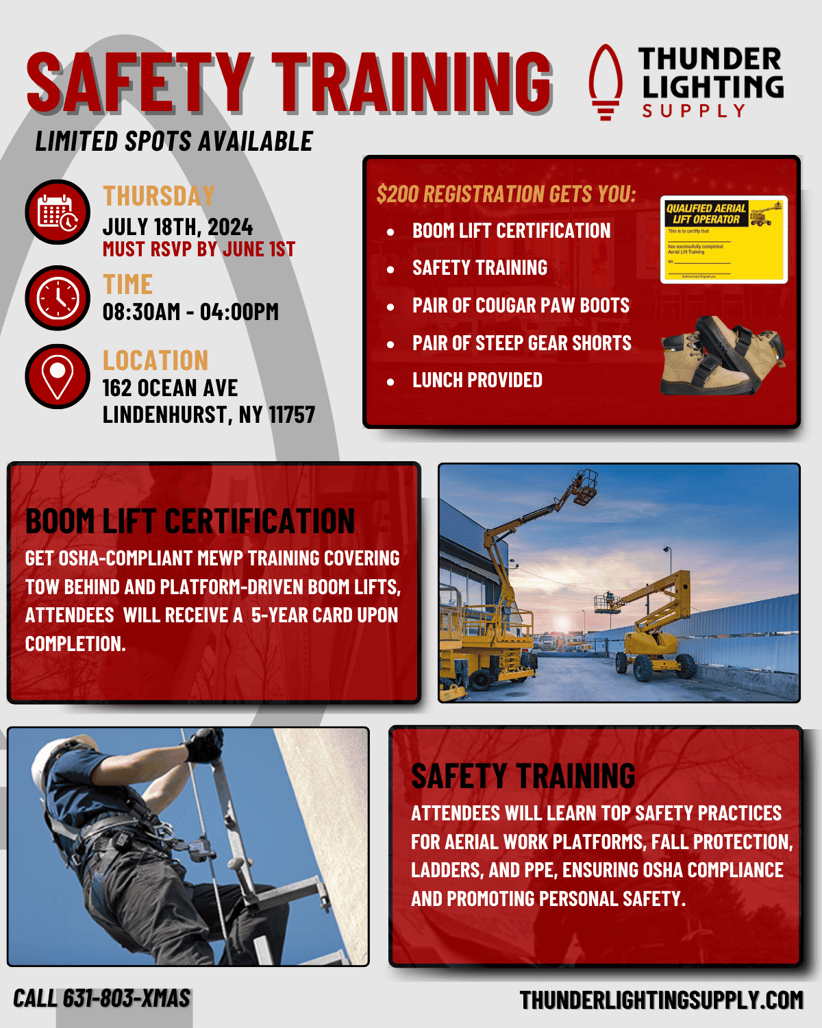 Safety Training 2024 | Thunder Lighting Supply