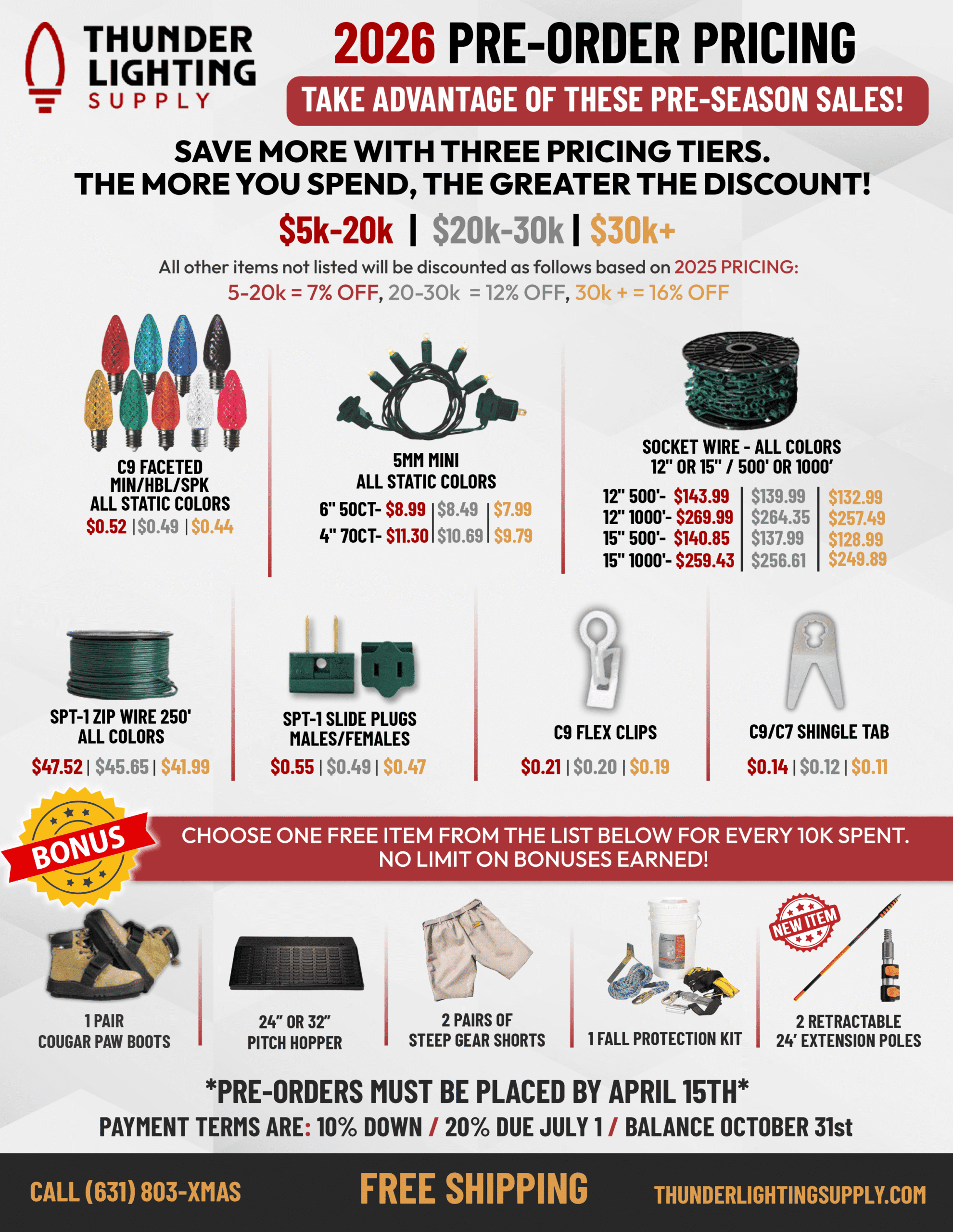 Promos | Thunder Lighting Supply