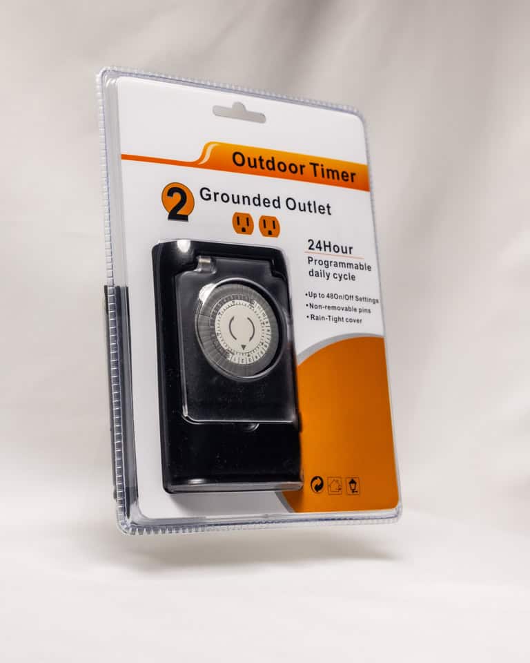 Timer 2 Outlet 15 Amp Pin Timer | Thunder Lighting Supply